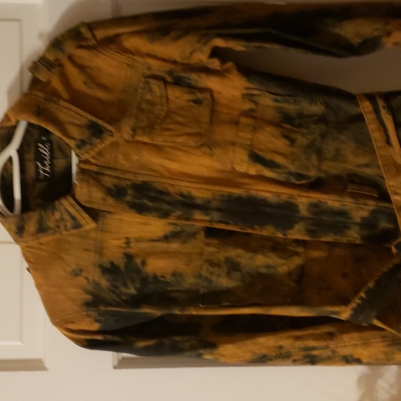 Thrill | Jackets & Coats | Thrill Heavy Denim Acid Wash Jacket | Poshmark